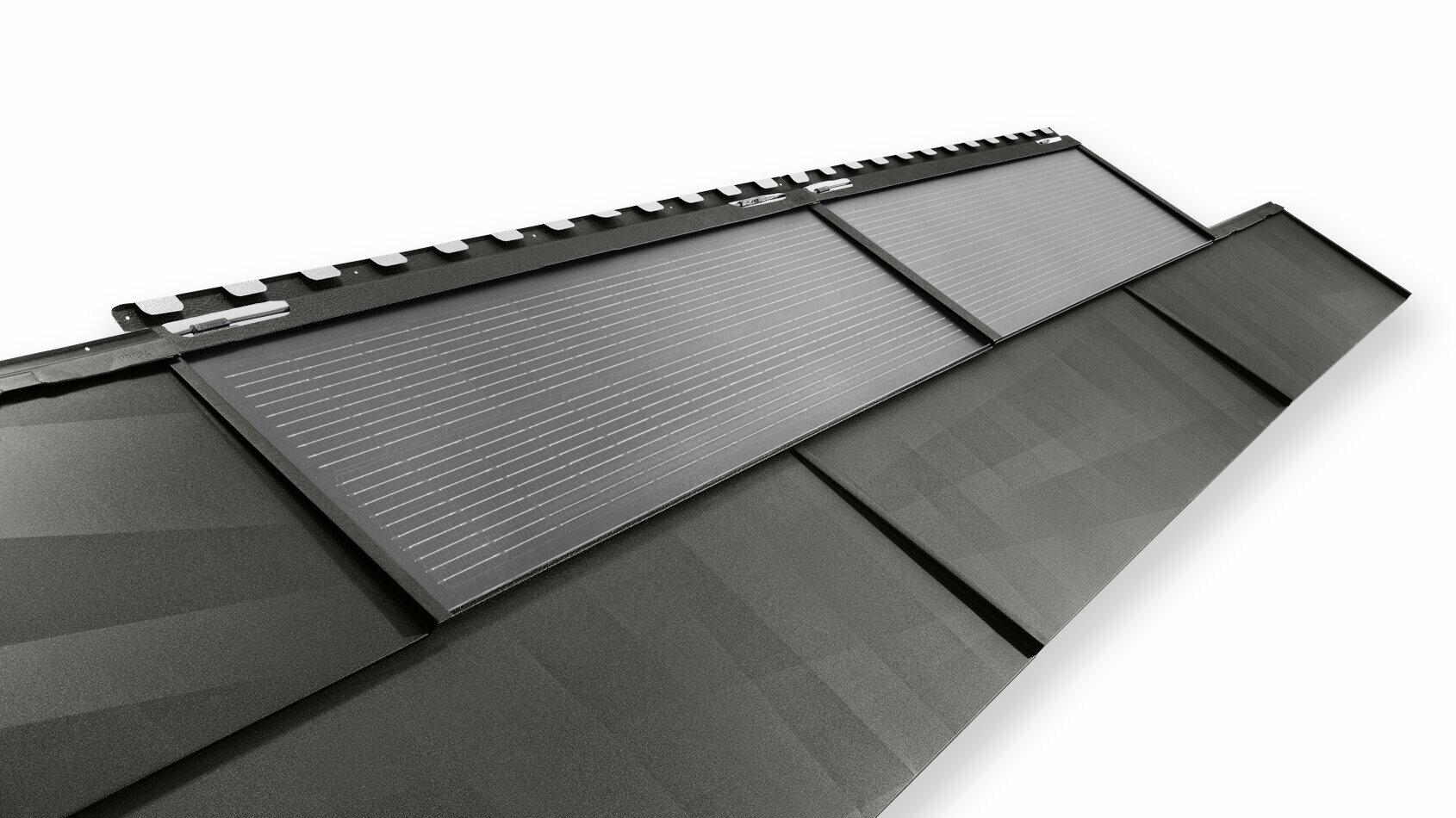 Solardachplatte – Aluminiumdach mit integrierter Photovoltaikanlage | PREFA